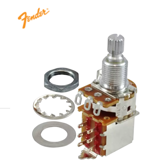 Potenciómetro Fender Push Pull DPDT 250K Audio Taper | Electrónica de ...