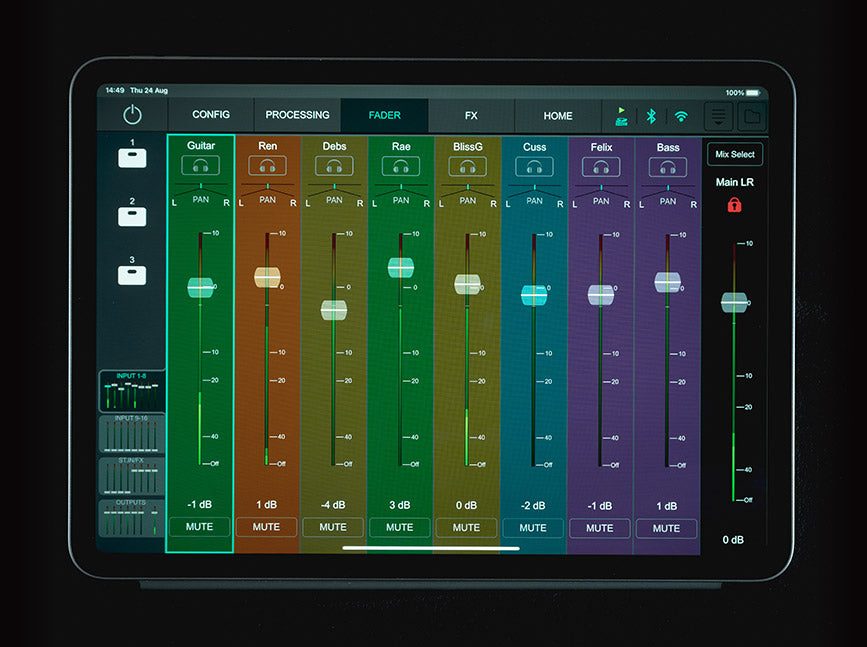 Mezcladora Digital Allen & Heath CQ-20B | Control Total por App y 20 E