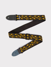 Strap Dunlop D38-OY Flambe Yellow
