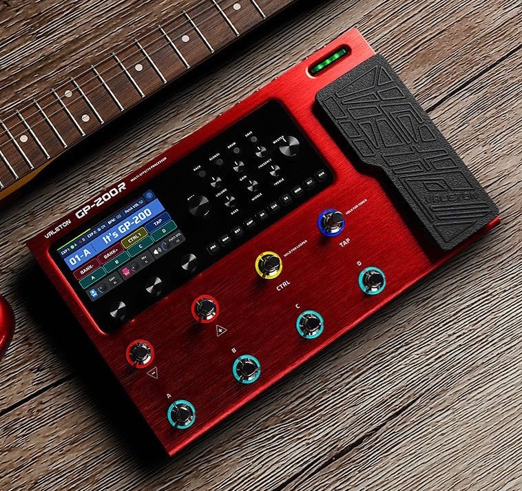 Multiefectos Valeton GP-200 Edicion Especial Red